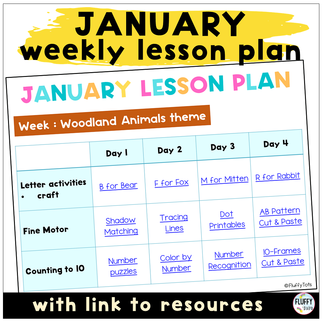 Exciting Woodland Animals Lesson Plan Ideas for Toddler and ... Exciting Woodland Animals Lesson Plan Ideas for Toddler and ...